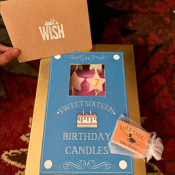 16 Wishes Candles Box - Etsy
