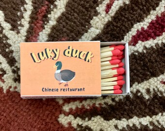 Lucky Duck Match Box - Etsy