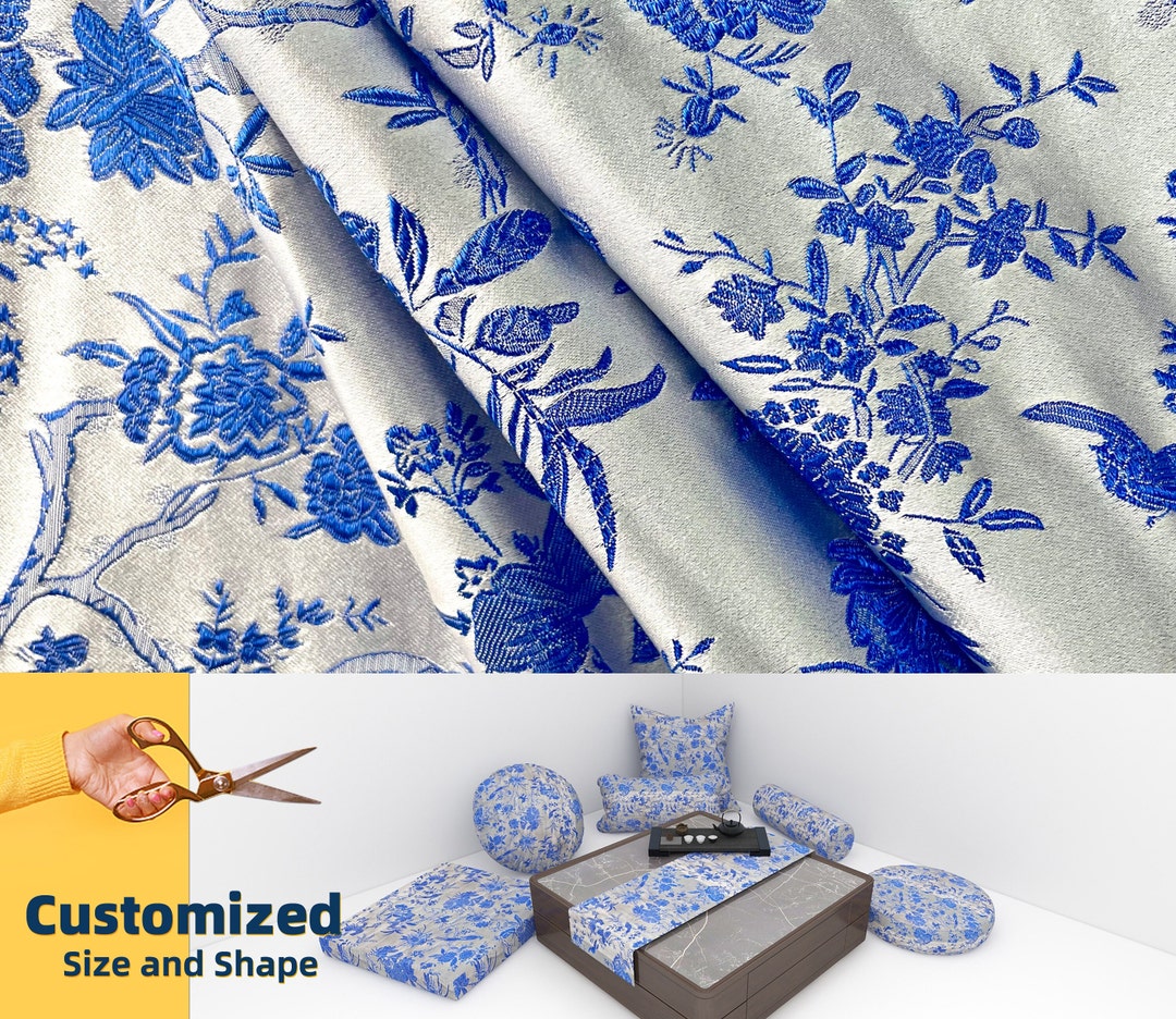 Bn104 Bird Rooster Flora Tailor Made Custom Size Brocade Kimono Long ...