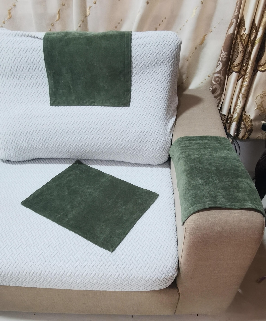 Custom Armrest Covers (set of 3): Sofa & Chair Protectors - Etsy
