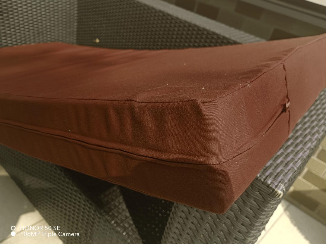 Teflon Outdoor Bench Cushion Cover: UV Fade Resistant, Waterproof - Etsy