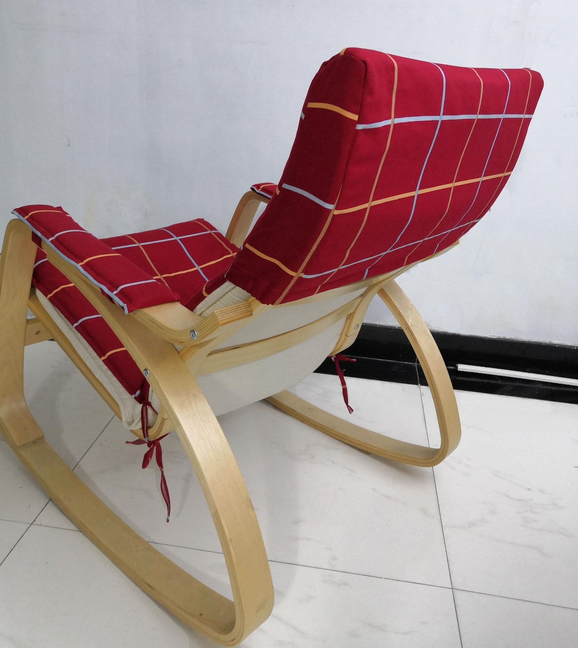 New Slip Cover OVER Original Seat Pad for Ikea Poang Chair Arm Head Pad ...