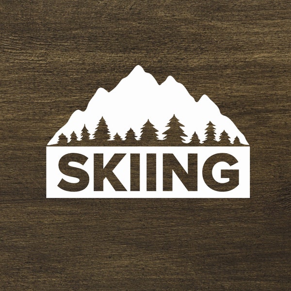Ski Decal - Etsy