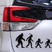 Sasquatch Bigfoot Family Vinyl Decal, Die Cut Sticker, Car Window ...