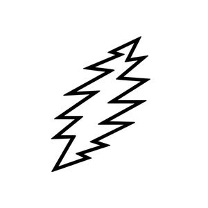 Grateful Dead Bolt Sticker Decal Vinyl Steal Your Face Bolt - Etsy