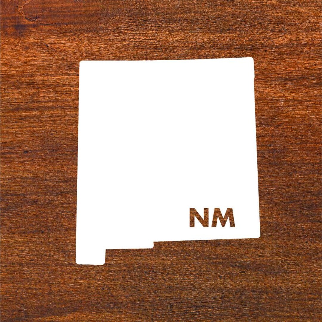 New Mexico State NM Sticker Decal Vinyl Car, Window, Mirror, Water ...
