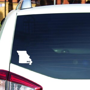 Missouri State MO Sticker Decal Vinyl Car, Window, Mirror, Water Bottle ...