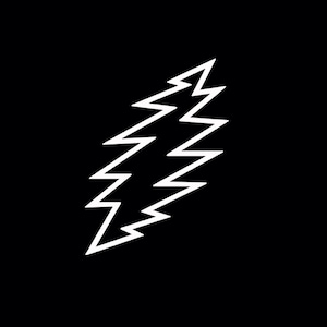 Grateful Dead Bolt Sticker Decal Vinyl Steal Your Face Bolt Sticker, 13 ...