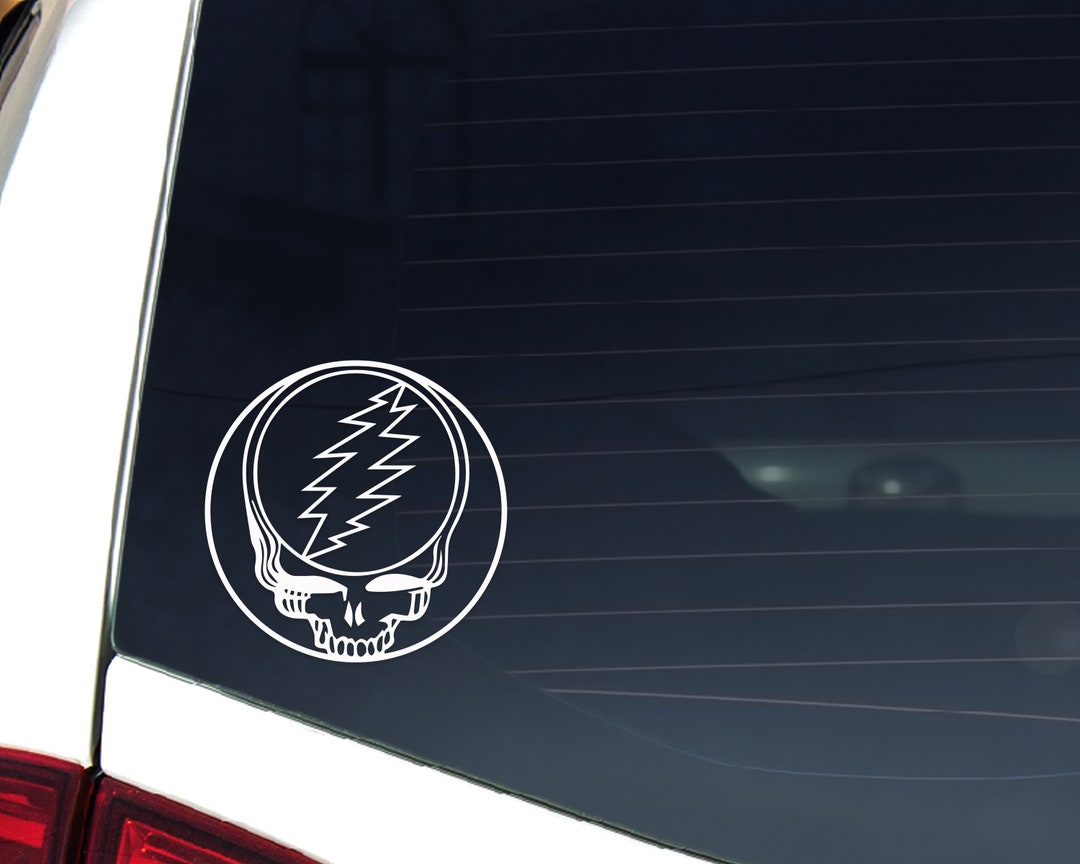Grateful Dead Sticker, Vinyl Decal Steal Your Face Sticker, 13 Point ...