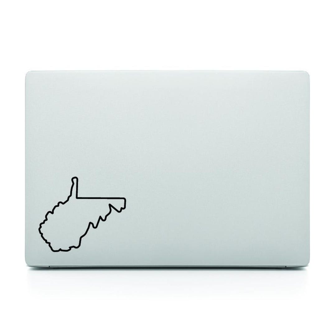 West Virginia Outline State WV Sticker Decal Vinyl Car, Window, Mirror ...