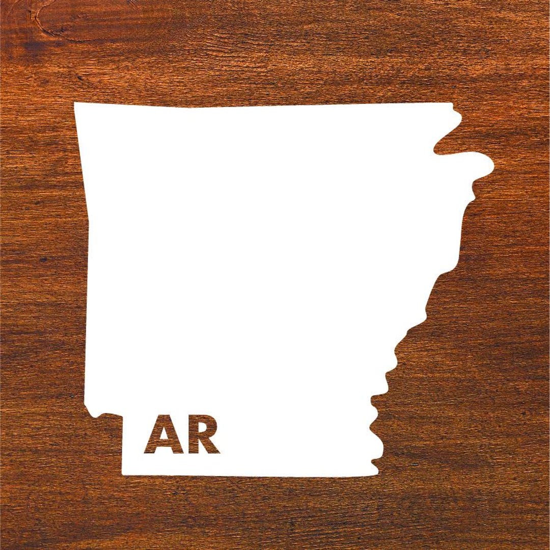 Arkansas State AR Sticker Vinyl Decal - Etsy