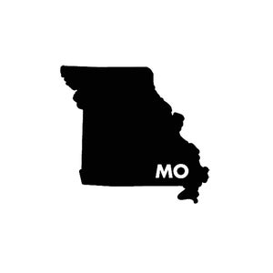 Missouri State MO Sticker Decal Vinyl Car, Window, Mirror, Water Bottle ...