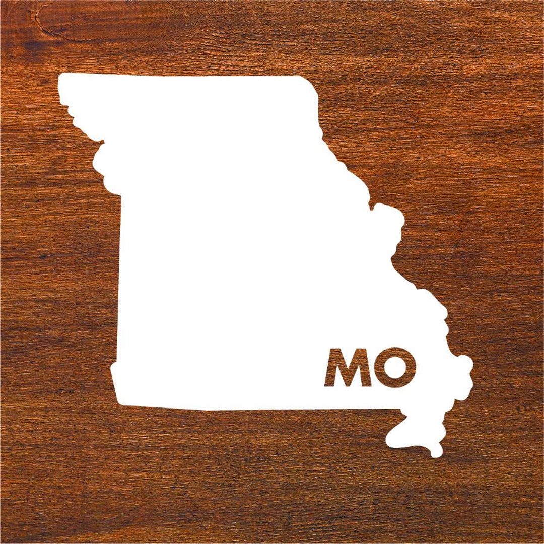 Missouri State MO Sticker Decal Vinyl Car, Window, Mirror, Water Bottle ...