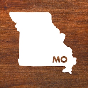 Missouri State MO Sticker Decal Vinyl Car, Window, Mirror, Water Bottle ...