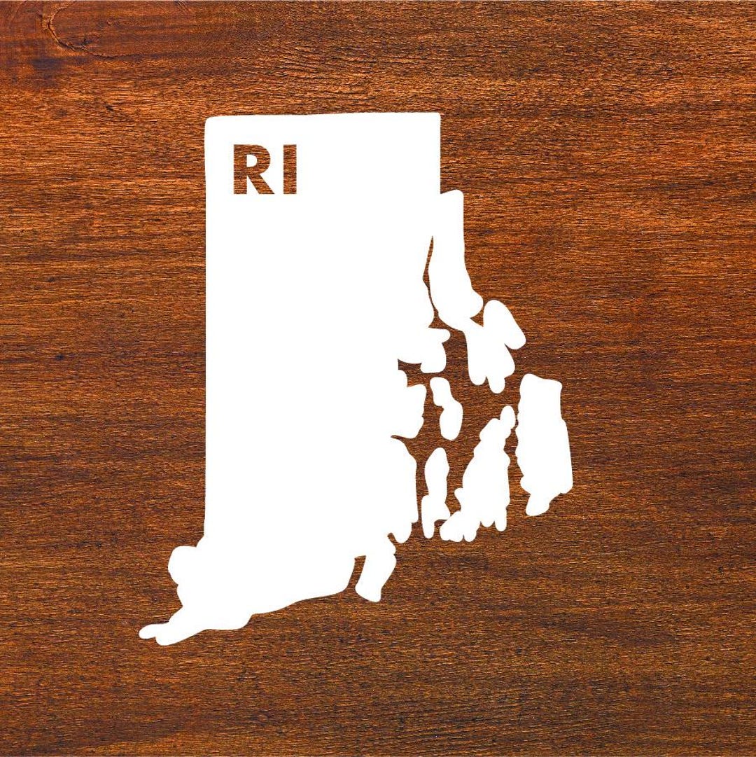 Road Island State RI Sticker Decal Vinyl Car, Window, Mirror, Water ...