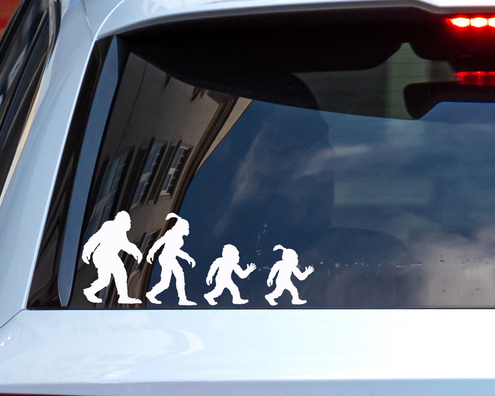 Sasquatch Bigfoot Family Vinyl Decal Die Cut Sticker Car - Etsy