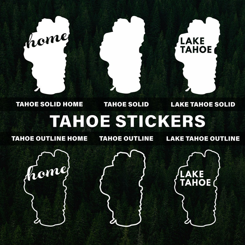 Lake Tahoe Sticker - Etsy