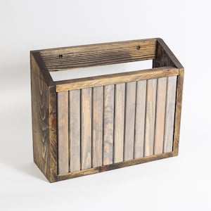 Wooden Letterbox Basket for Front Door / Pet Post Guard Cage / Handmade ...