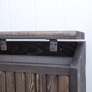 Wooden Letterbox Basket for Front Door / Pet Post Guard Cage / Handmade ...