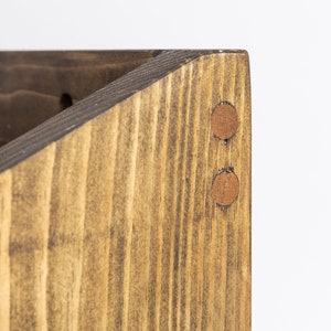 Wooden Letterbox Basket for Front Door / Pet Post Guard Cage / Handmade ...