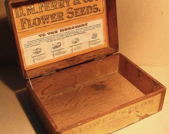 Wooden Seed Box - Etsy