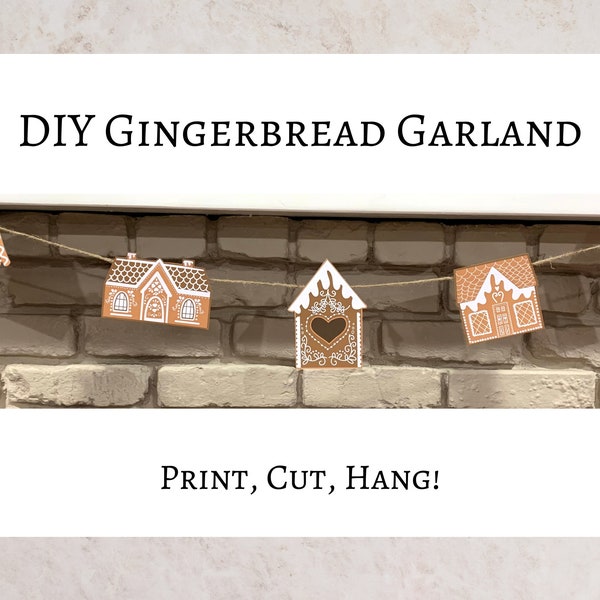 Gingerbread Garland - Etsy