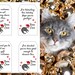 Funny Editable Cat Christmas Gift Tags, Christmas Present Tags From Cat ...