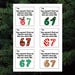 67 Christmas Printable Gift Tags, Funny Teen Holiday Gift Tags, 6 7 ...