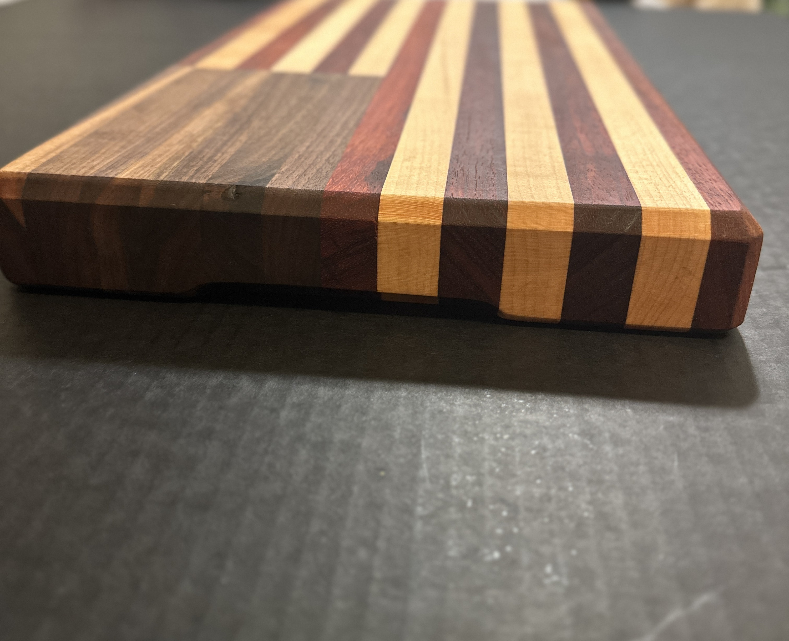 Show Your American Pride With This Stunning Edge Grain Cutting Board