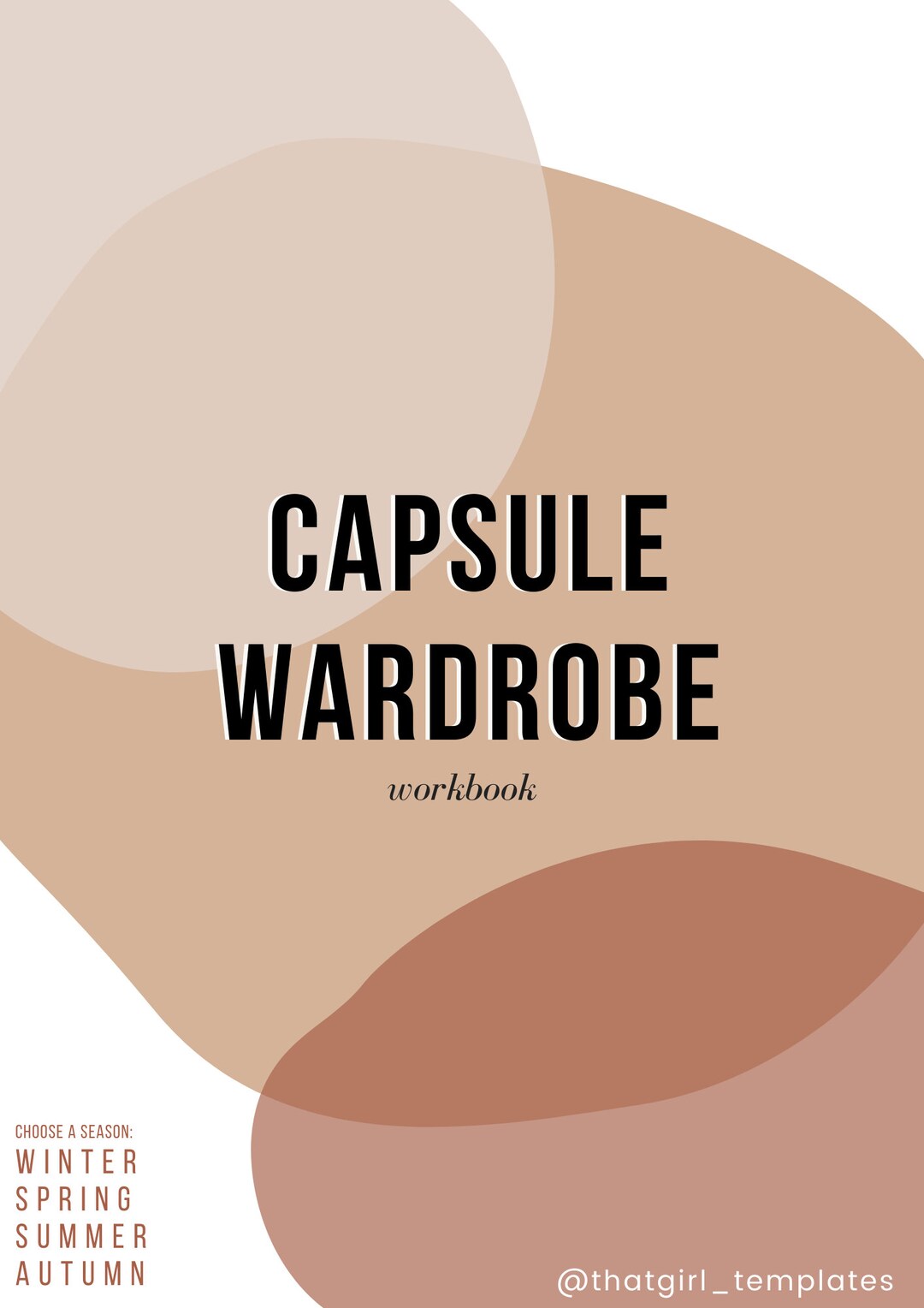 Capsule Wardrobe Workbook, Outfit Planning, Wardrobe Planning, Capsule ...