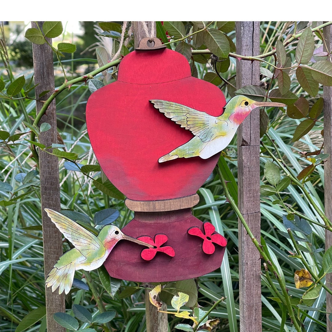 Hummingbird Hanging Sign SVG, Humming Bird SVG, Hummingbird Svg ...