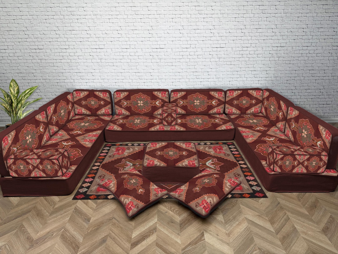 Arabic Sofa Set, Floor Seating Sofa Set, Yoga Meditation Sofa Bed ...