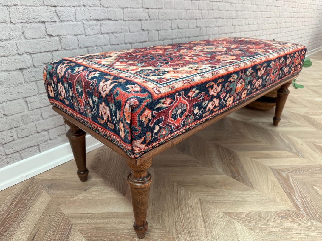 Handmade Bench, Ottoman Bench, Porch Bench, Piano Bench, Upholstered ...
