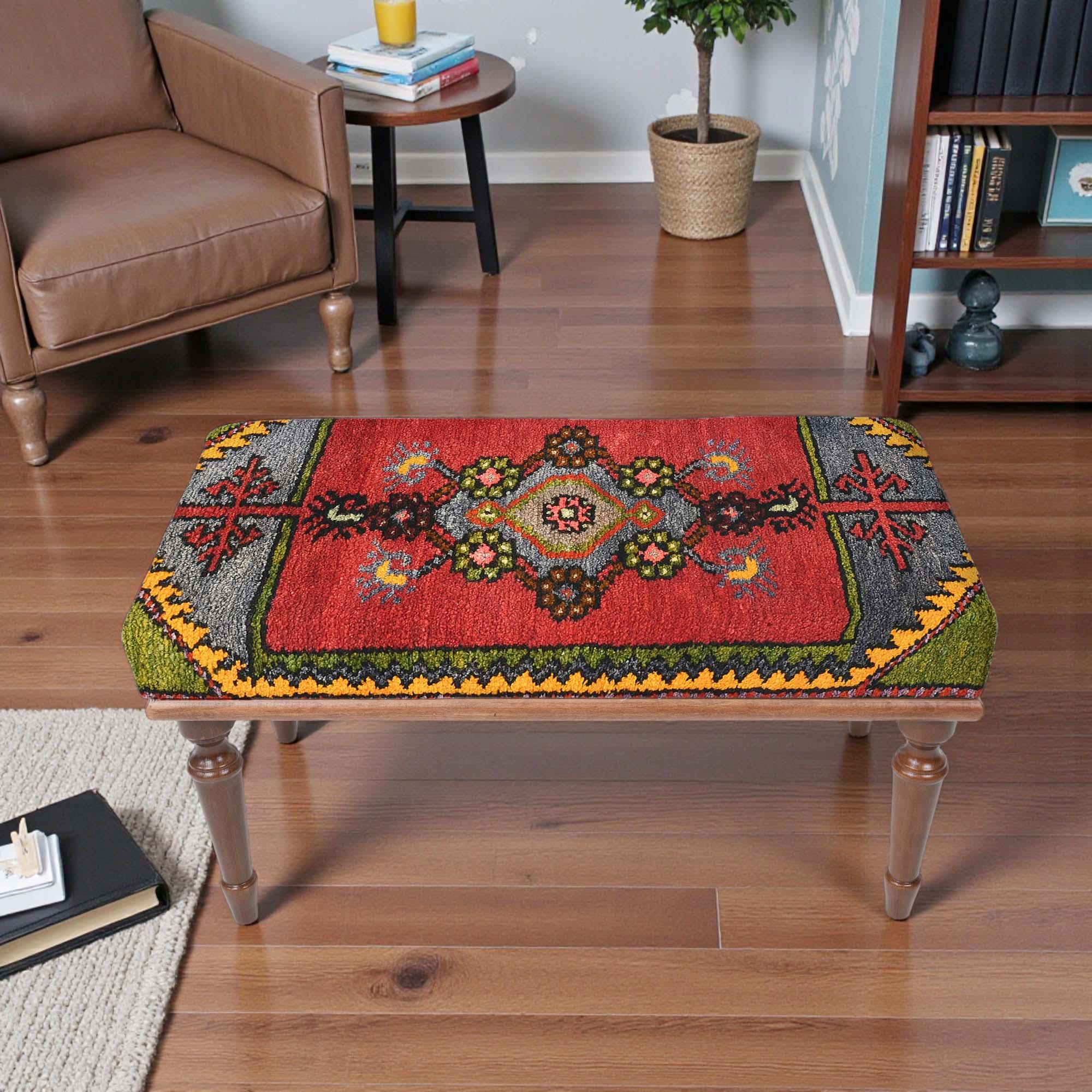 Persian Style Bench, Ottoman Bench, Handmade Furniture, Living Room ...