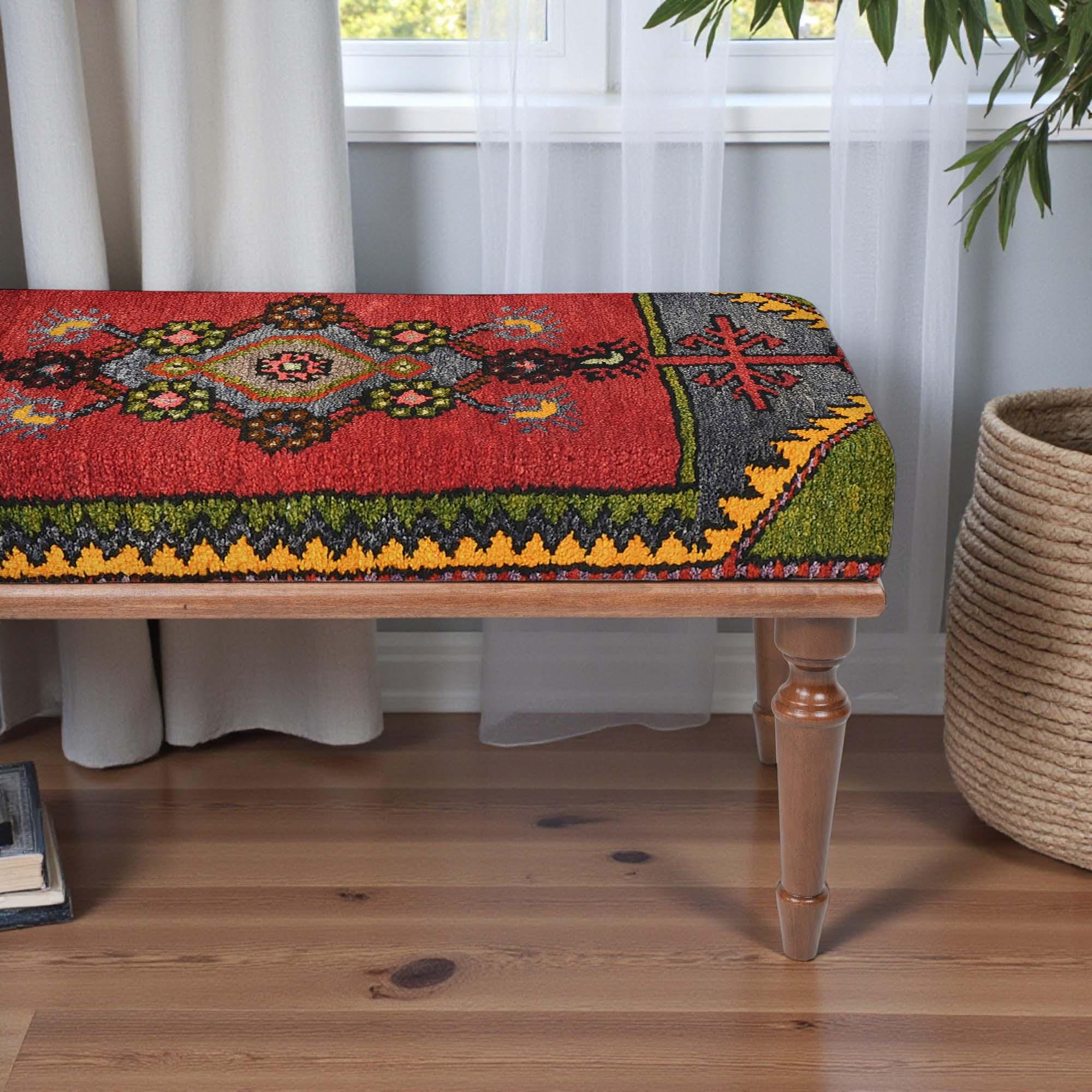 Persian Style Bench, Ottoman Bench, Handmade Furniture, Living Room ...