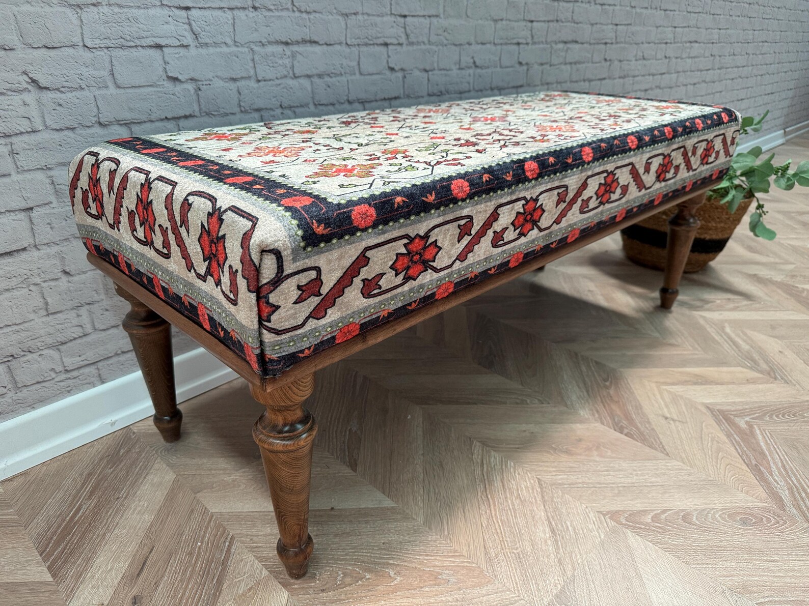 Modern Bench, Home Decor, Modern Furniture, Turkish Bench, Living Room ...