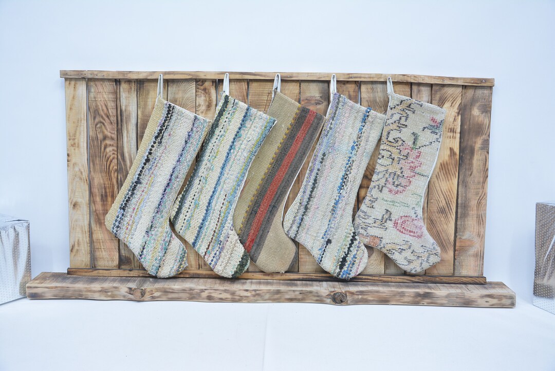 Christmas Decor Family Christmas Stockings Rustic Christmas - Etsy