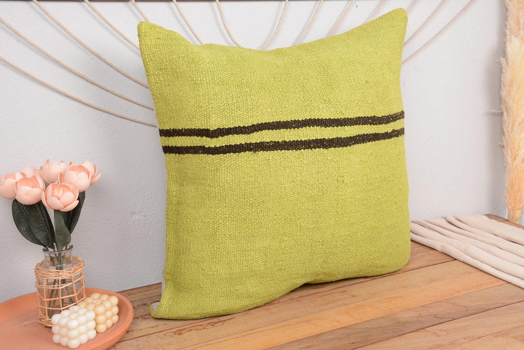 Boho Pillow, Interior Designer Pillow 28x28 Kilim Pillow, Pillow for ...