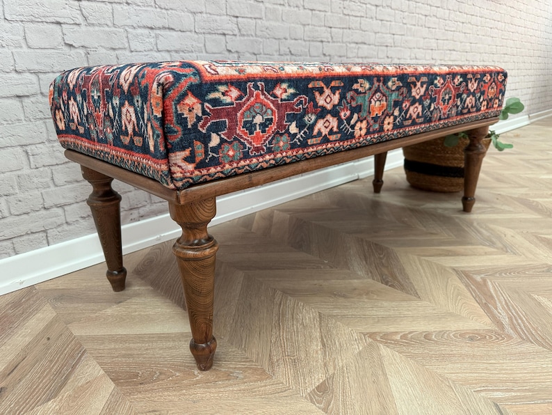 Handmade Bench, Ottoman Bench, Porch Bench, Piano Bench, Upholstered ...