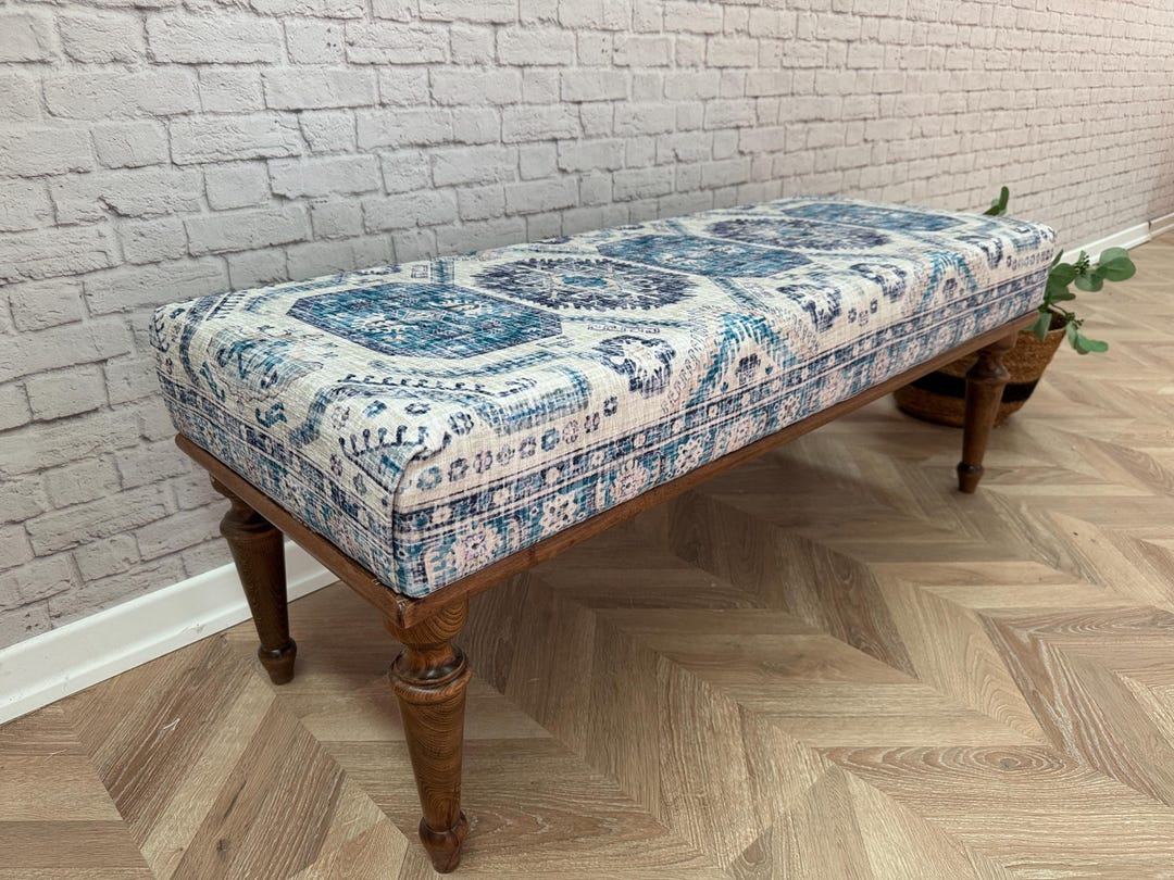 Blue Bench, Home Decor, Navy Blue Bench, Modern Bench, Modern Furniture ...