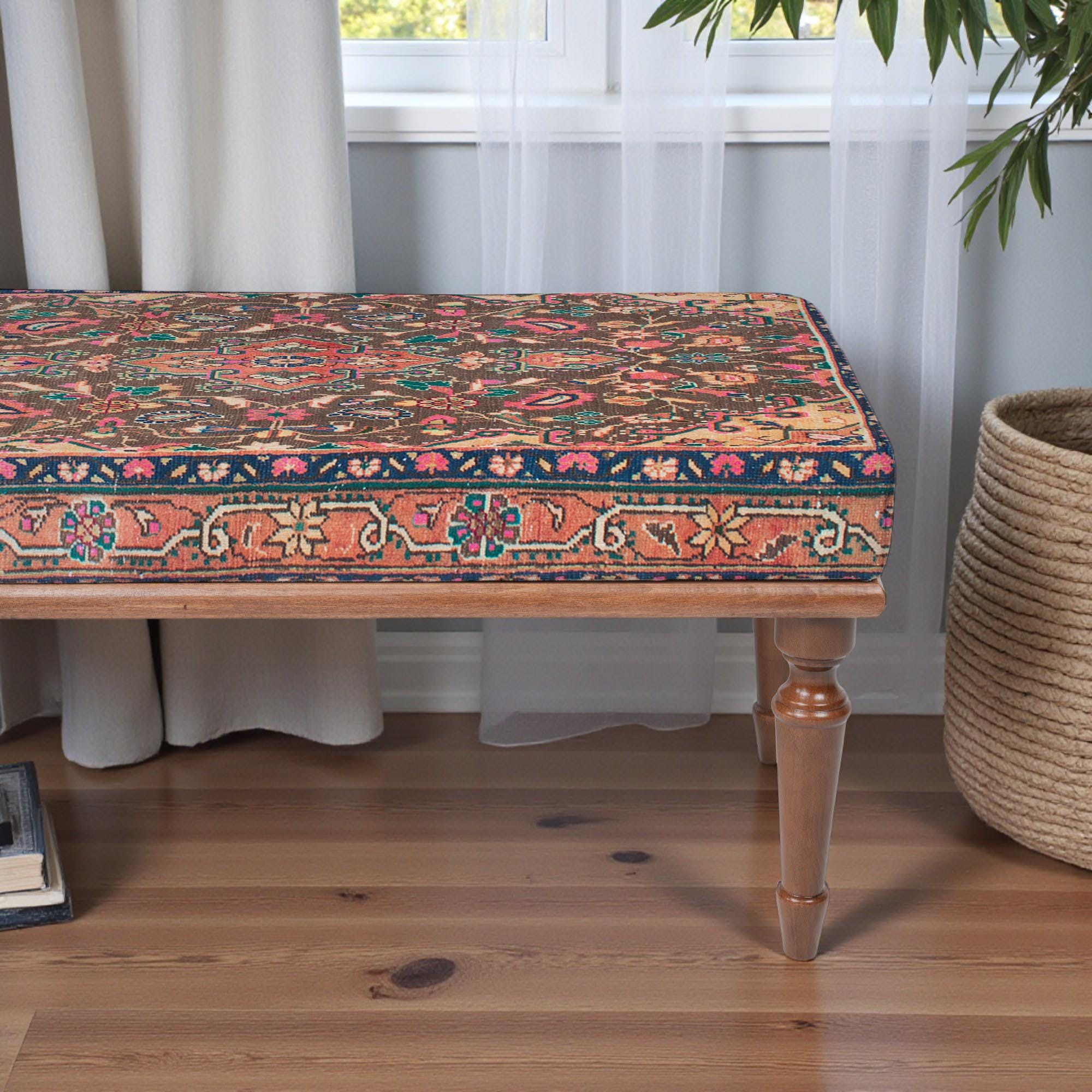 Persian Style Bench, Ottoman Bench, Handmade Furniture, Turkish Rug ...