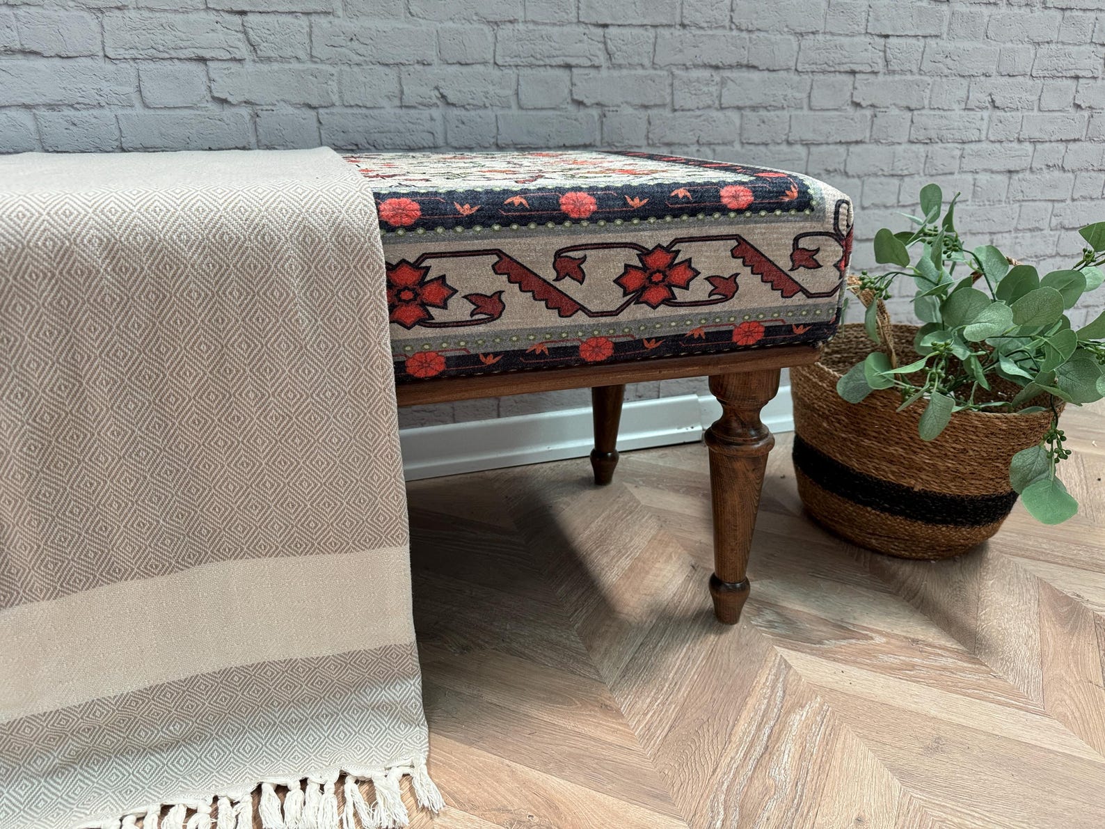 Modern Bench, Home Decor, Modern Furniture, Turkish Bench, Living Room ...