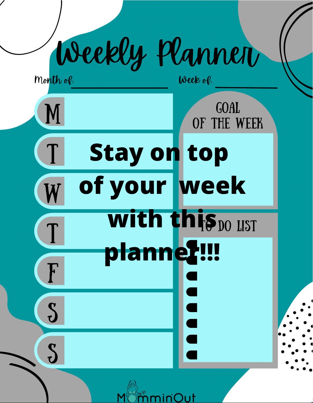 Workout Planner | Daily Workout Planner | Weekly Workout Planner ...