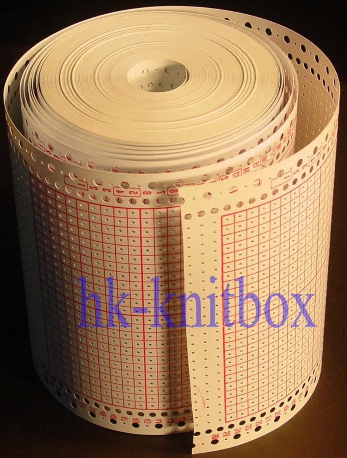24 Stitches Blank Punch Card Roll for Brother Singer Knitting - Etsy