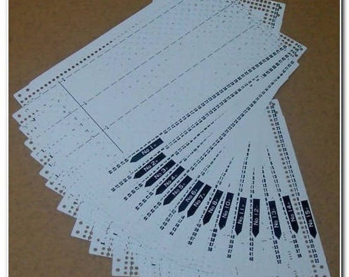 Pre Punched Card Set for Knitting Machine Brother KH868 SK218 - Etsy ...