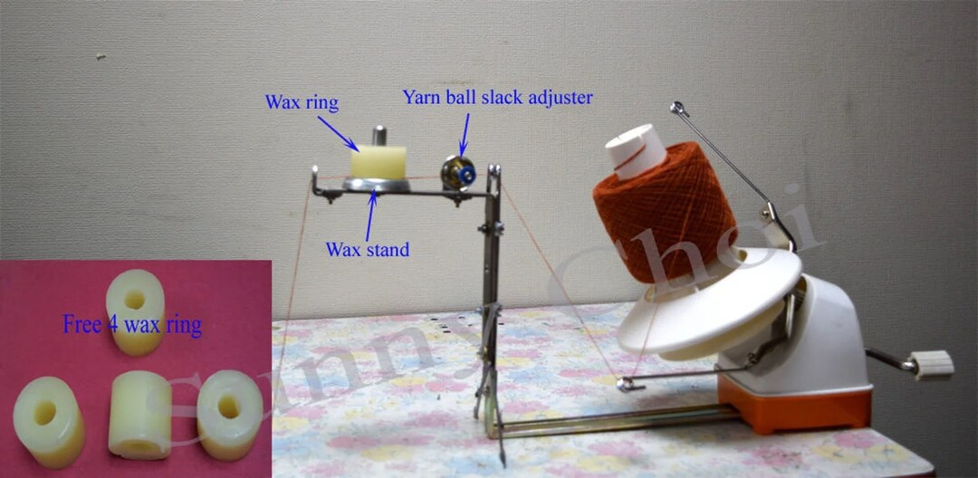 Jumbo L-2 Wool Winder Swift Yarn Ball Winder Wax Stand and Controller ...