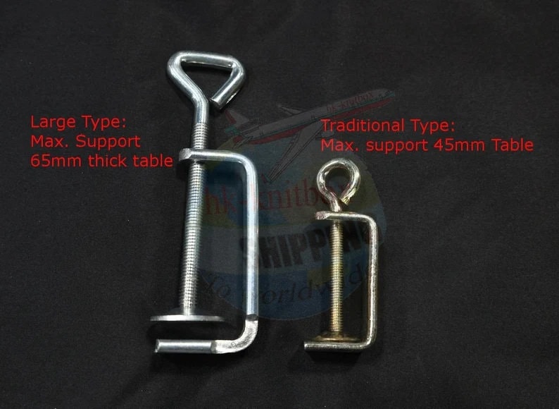 Large Size 65mm Table Clamp for All Brother Silver Reed SINGER Machine ...