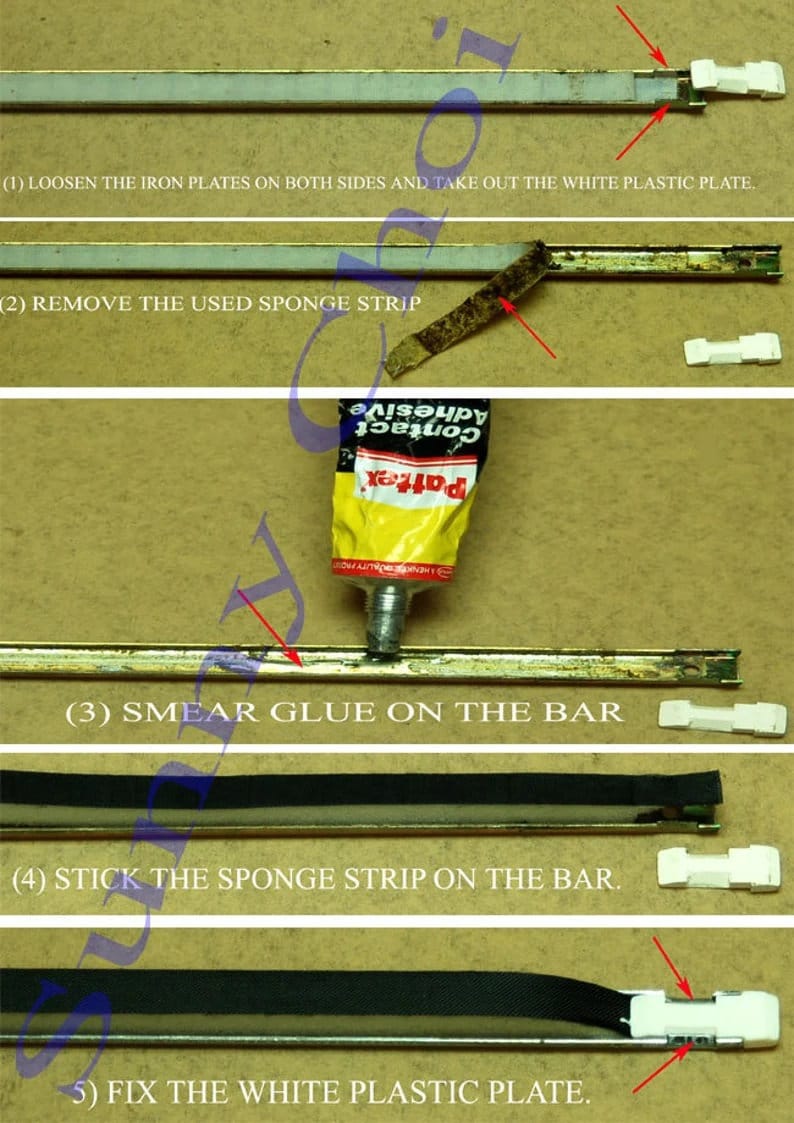 108cm Needles Sponge Bar for Brother Knitting Machine With Free Plastic ...