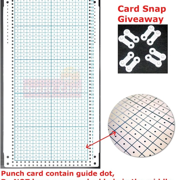 Sk155 Knitting Machine Punch Cards - Etsy