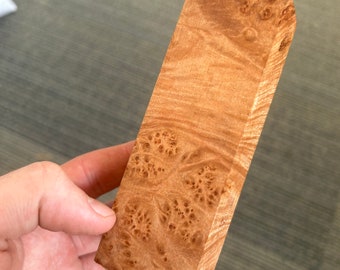 Stabilized Curly Maple Knife Handle Block - Etsy